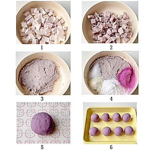 Pink Chinese flower moon cake press mold, hand pressed mooncake dessert DIY, moon cake puff pastry press mold with stamp DIY (1 Apple Stamp-1)