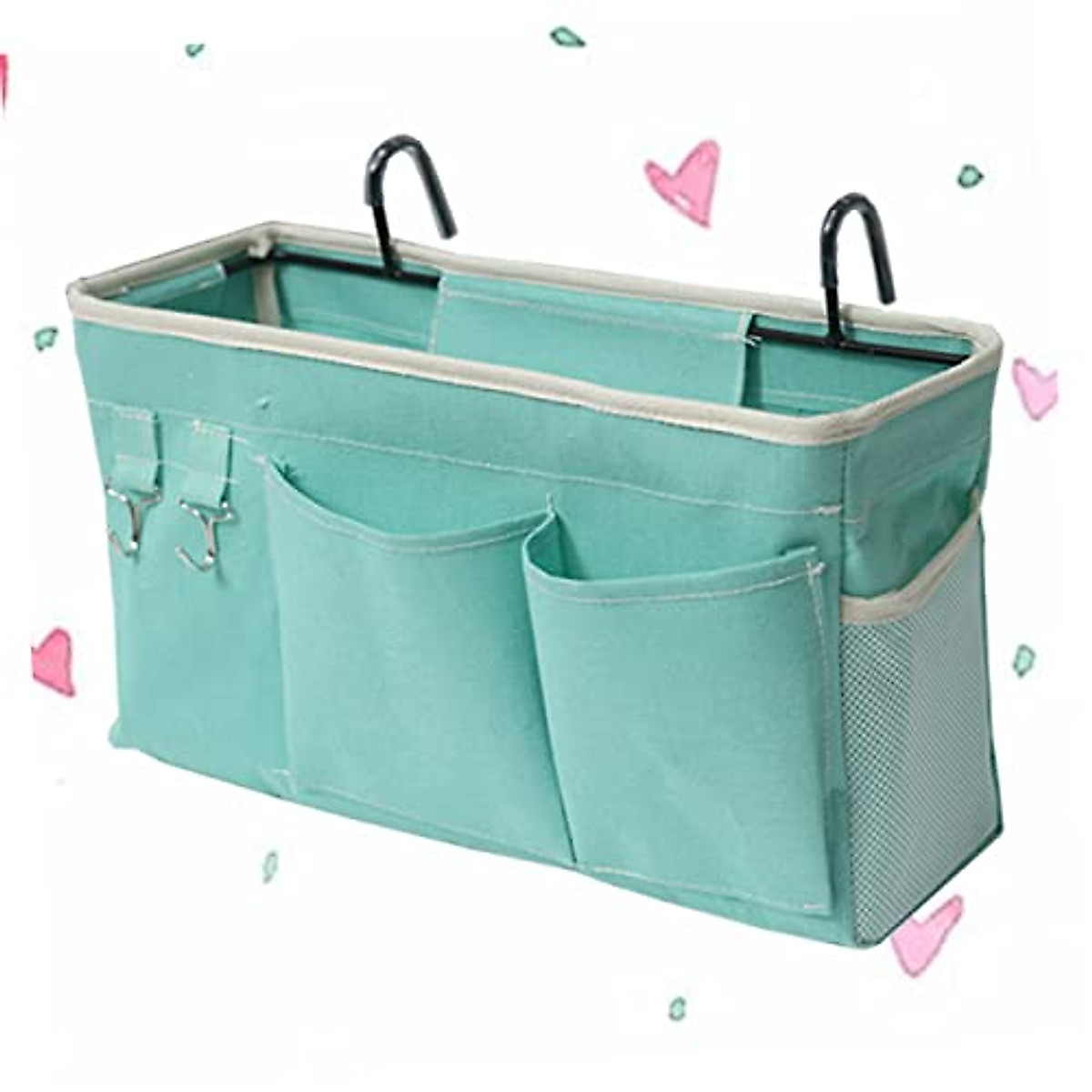 Homoyoyo 1 PC Lite Lip Gloss Night Tables Bedside Storage Bedside Container Bedside Pocket Pearlescent Makeup Storage Makeup Pearl Container Set Bedside Table Combo Plate Blue Blusa