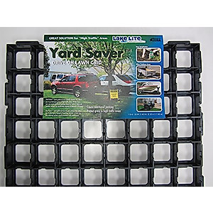 Yard Saver FGLLI01874-5PK Drive-On Lawn Grid, 38.5 x 19 x 1.25, Black (Pack of 5)