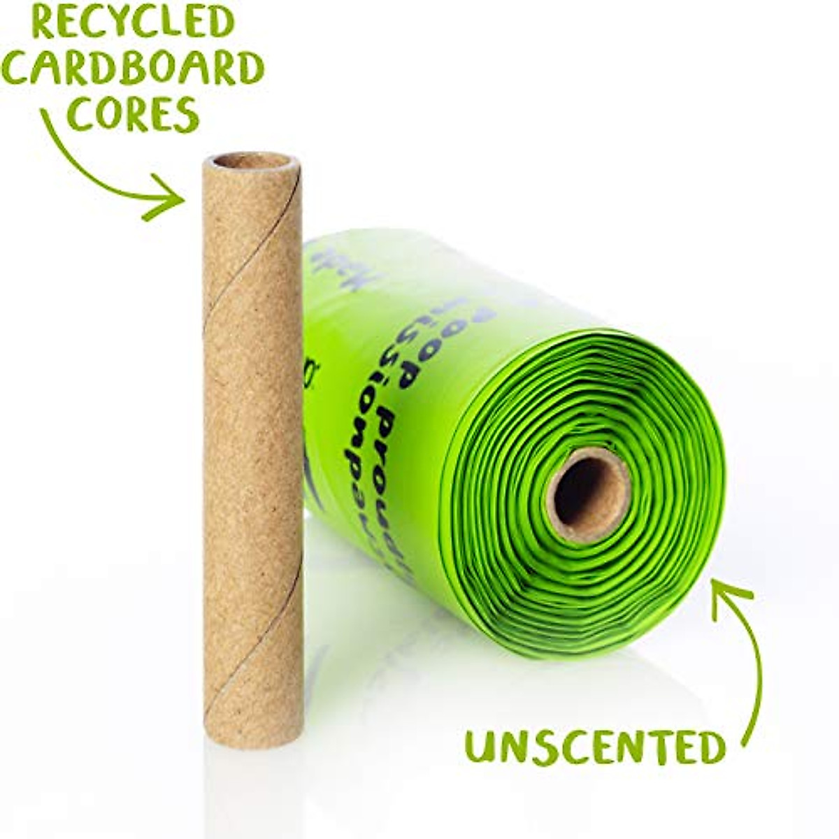 PLANET POOP Home Compostable Dog Poo Bags 30, XL Sized Cat Litter Box Clean-up Doggy Waste Bag with Handles, Pooper Scooper Swivel Bin, Biodegradable for Dogs Extra-Large Grocery Size Eco Pet Supplies