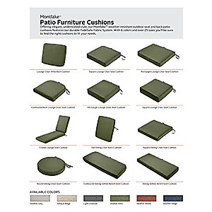 Classic Accessories Montlake FadeSafe Water-Resistant 72 x 21 x 3 Inch Outdoor Chaise Lounge Cushion Slip Cover, Patio Furniture Cushion Cover, Heather Fern Green, Patio Furniture Cushion Covers