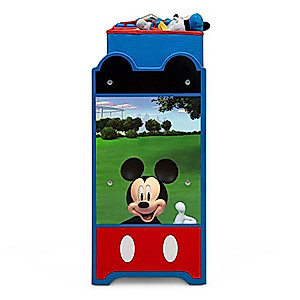 Disney Mickey Mouse Deluxe 9 Bin Design and Store Toy Organizer by Delta Children, Greenguard Gold Certified