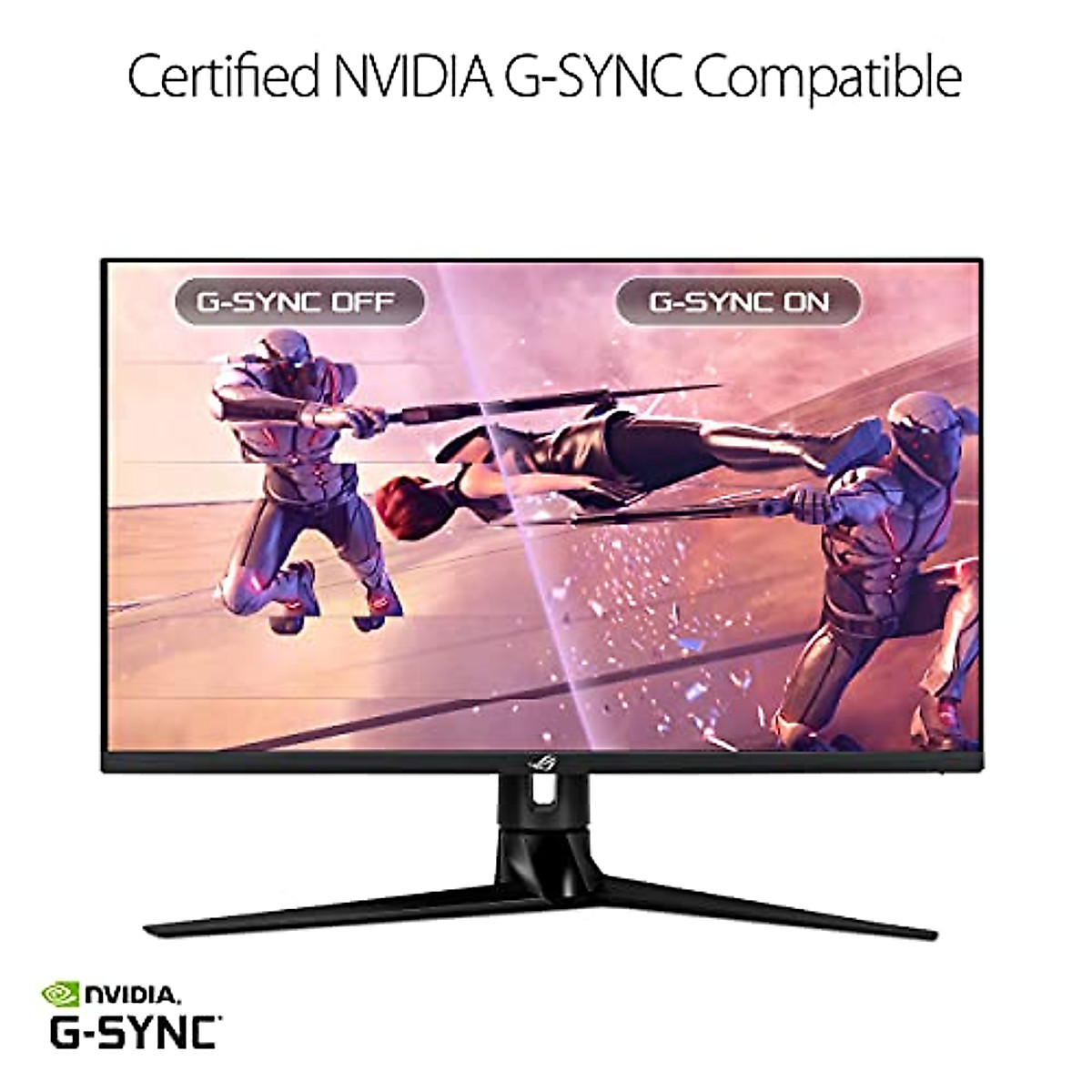 ASUS ROG Swift PG32UQ 32” 4K HDR 144Hz DSC HDMI 2.1 Gaming Monitor, UHD (3840 x 2160), IPS, 1ms, G-SYNC Compatible, Extreme Low Motion Blur Sync, Eye Care, DisplayPort, USB, DisplayHDR 600