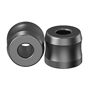 Linkidea 2 Pack Safety Razor Stand, Opening Dia 0.7" (18.5mm) Men Shaving Stand for Bathroom Countertop Compatible with Gillette SkinGuard (Dark Grey)