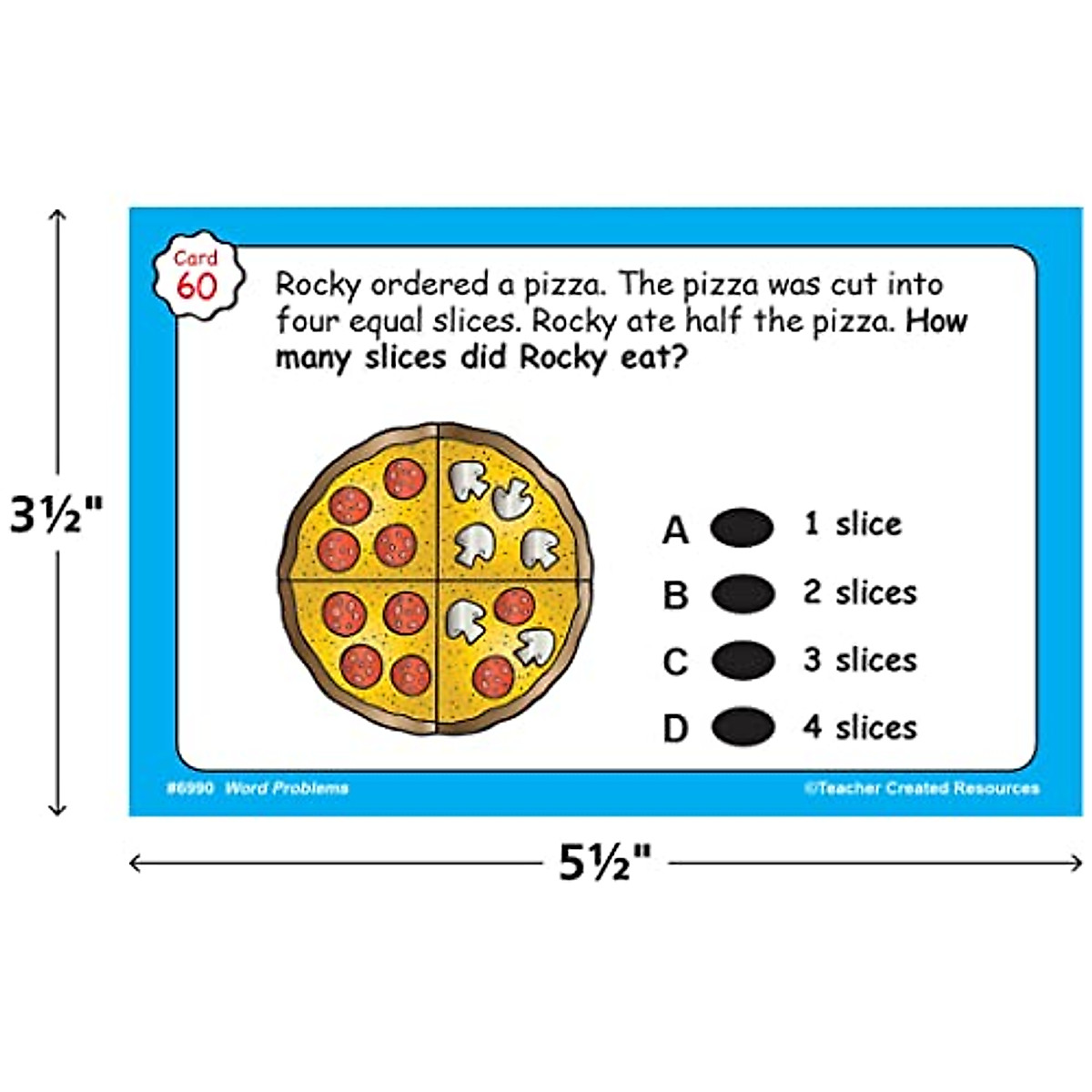 Teacher Created Resources Power Pen Learning Cards: Solving Word Problems Grade 2 (6990)