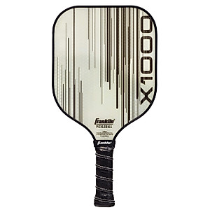 Franklin Sports Pickleball Paddle - X-1000 Polypropylene Core Pickleball Racket - Official USA Pickleball (USAPA) Approved Pickleball Paddle - Lightweight Pro Racket - 8mm Thick Core,White