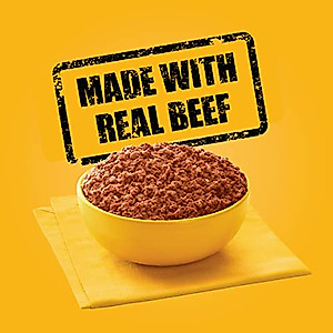 PEDIGREE CHOPPED GROUND DINNER Adult Canned Soft Wet Dog Food Variety Pack, Filet Mignon Flavor and With Beef, 13.2 Ounce (Pack of 12)