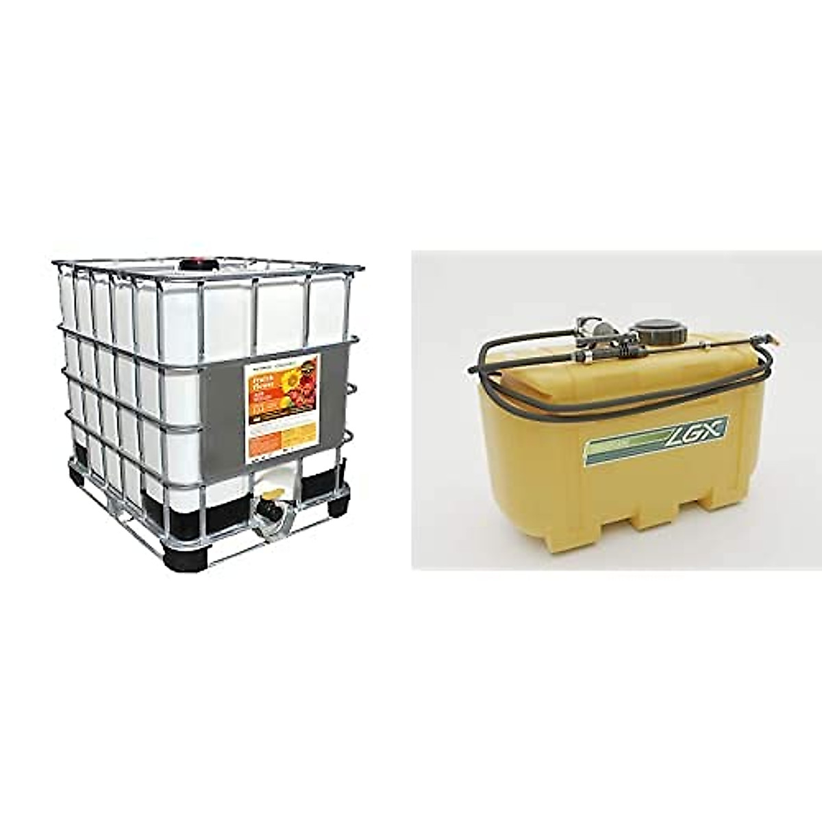 Fertilizer Sprayer Bundle - AgroThrive Fruit n Flower Organic Liquid Fertilizer (265 Gal) - CropCare 25 Gallon Spot Sprayer for Lawns, Vegetables, Greenhouses, Herbs - Everything Else That Grows