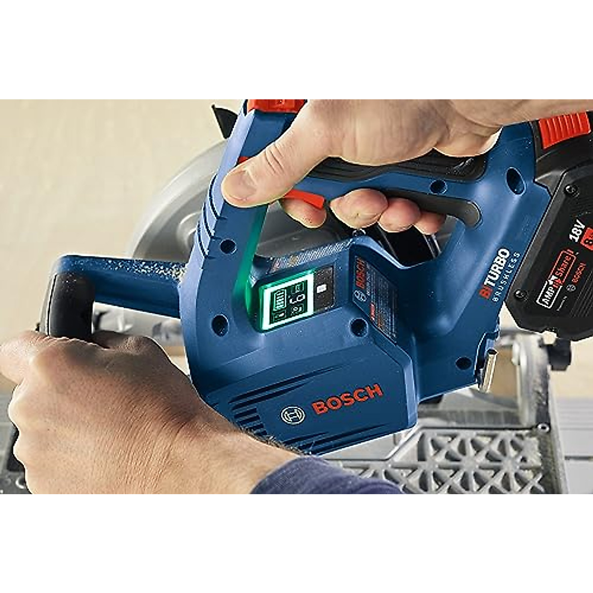 BOSCH GKS18V-25GCN PROFACTOR™ 18V Connected-Ready 7-1/4 In. Circular Saw with Track Compatibility (Bare Tool)