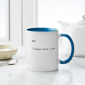 CafePress Intjplan Mugs Ceramic Coffee Mug, Tea Cup 11 oz