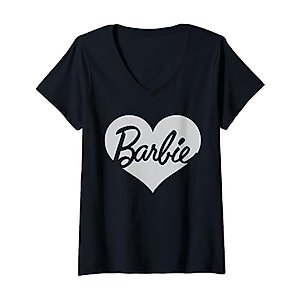 Barbie: Heart V-Neck T-Shirt