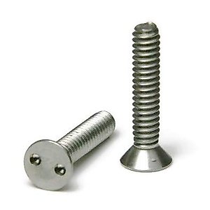 Spanner Security Flat Head Stainless Steel Machine Screws #6-32 x 1 Qty 100