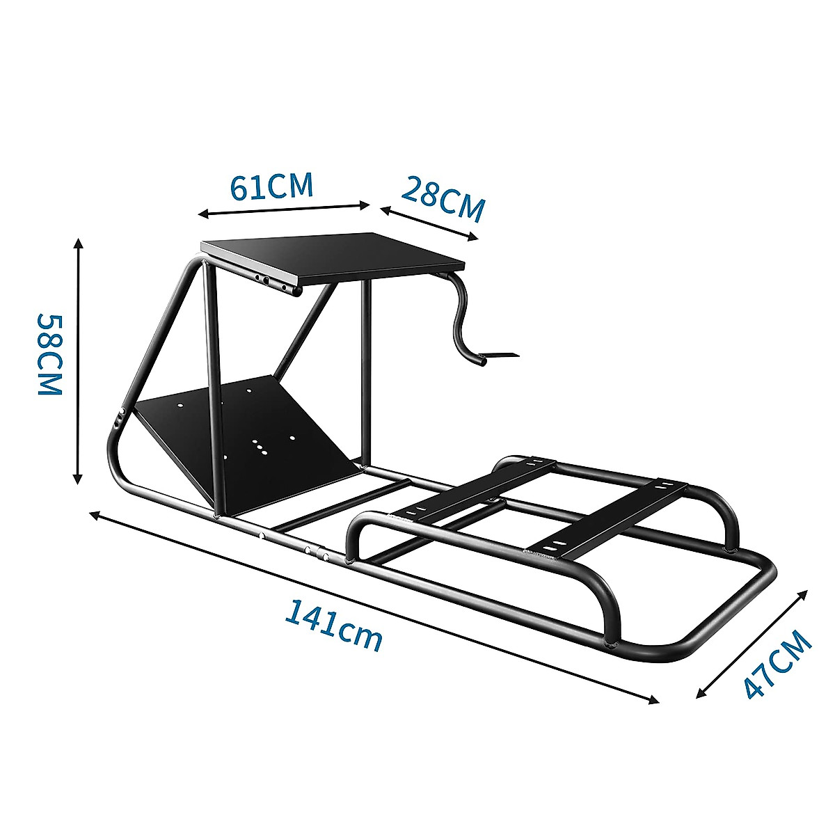 Cockpit Racing Steering Wheel Stand, Adjustable Driving Simulator Seat, Simulator Racing Seat, Driving Game Seat, Cockpit Racing Simulator Seat, Non-Folding Steering Wheel Support