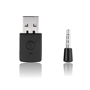 Bluetooth Dongle Adapter USB 4.0, Wireless Adapter/Dongle Receiver and Transmitters for PS4 Playstation Controller Bluetooth Headset