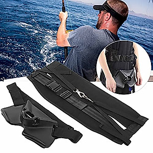 070 Adjustable Fishing Belly Harness Fishing Rod Pole Holder for Outdoor Portable Fishing Gear Accessories