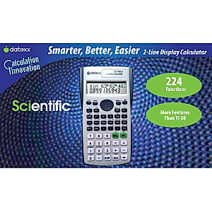 Datexx DS-7002 Two Line Scientific Calculator, 200 functions for Scientific and Algebraic Calculation