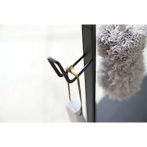 Yamazaki Home Tower Rolling Supplies Rack closet storage and organization systems, One Size, Black