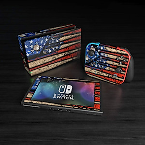 Old Glory - Decal Sticker Wrap - Compatible with Nintendo Switch