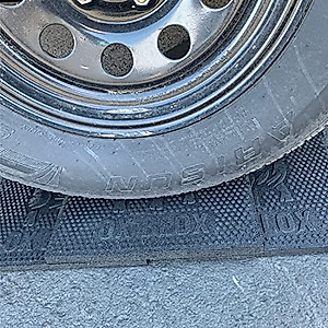 RV Leveling Rubber Pads 12x12x.75 (6-Pack) | Slip-Resistant | Prevents Sinking and aids in stabilizing | 12x12x3/4 | Rubber levelers for Campers, RVs, and Trailers