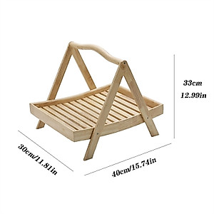 Cake Stand Creative Pastry and Bread Display Rack Rubber Wooden Basket Dessert Cake Display Rack Decorative Display Table Dessert Stand Cupcake Holder