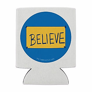 Ted Lasso Believe Can Cooler - Drink Sleeve Hugger Collapsible Insulator - Beverage Insulated Holder