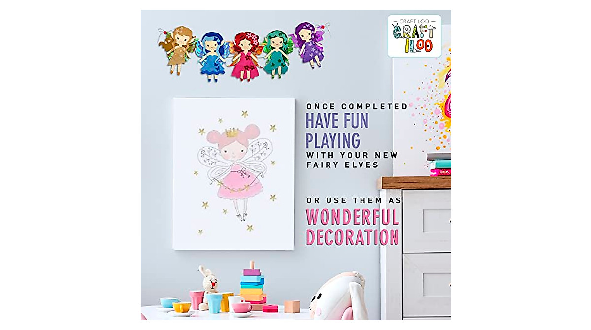 Craftiloo Fairy Elves Sewing Kit for Kids - Fun & Easy!