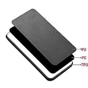 Case Suitable for Oppo Realme 7 Pro,Leather Style Cellphone case Rugged Shield 360°Protect Your Phone Retro Color Shell Case for Oppo Realme 7 Pro