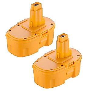 UTRBATT 2 Pack 4.6Ah DC9096 Replace for 18V Battery Compatible with Dewalt 18 Volt Battery XRP DC9096 DC9099 DC9098 DW9099 DW9098 Cordless Power Tools