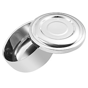 FRCOLOR Lather Bowl Shaving Soap Container Shaving Soap Bowl Shaving Bowl Container with Lid Shaving Mug with Lid Stainless Steel Containers with Lids Men Soap Wooden Travel Shaving Cream