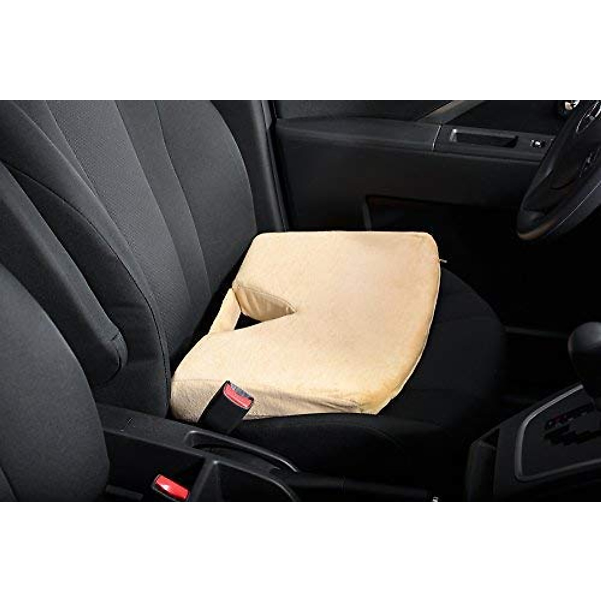 Comfort Finds Coccyx Cushion - Coccyx Seat Cushion for Back Pain Relief, Orthopedic Seat Cushion for Comfort and Tailbone Relief - Posture Wedge Cushion to Reduce Tailbone Pain and Pressure Sores