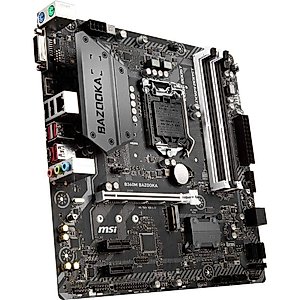 MSI Arsenal GAMING Intel Coffee Lake B360 LGA 1151 DDR4 Onboard Graphics CFX Micro ATX Motherboard (B360M BAZOOKA PLUS)
