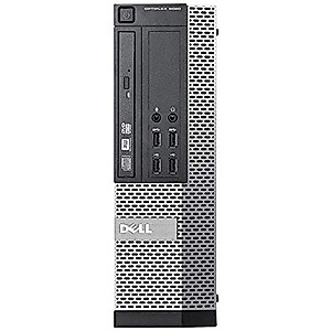 Dell Optiplex 9020 Desktop with Intel i7-4770, 16GB DDR3, 500GB SSD, Windows 10, 2 x 24 Inch Monitors, Monitor Stand, Keyboard and Mouse, WiFi, Mousepad (Renewed)