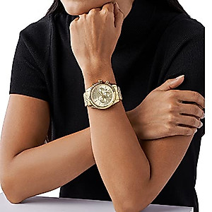 Michael Kors Lexington Gold-Tone Stainless Steel Watch MK8281