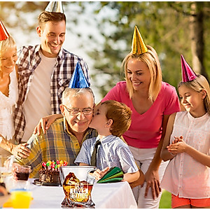 Bezrat Old Lives Matter Whiskey Scotch Glass 12 oz - Father Day or Retirement Gag Gifts - Senior Citizens Whiskey Glasses Funny Personalized Birthday Gift for Dad, Grandpa from Daughter, Son, Kids