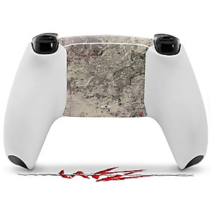 WraptorSkinz Skin Wrap compatible with Sony PS5 DualSense Controller Pastel Abstract Gray and Purple (CONTROLLER NOT INCLUDED)
