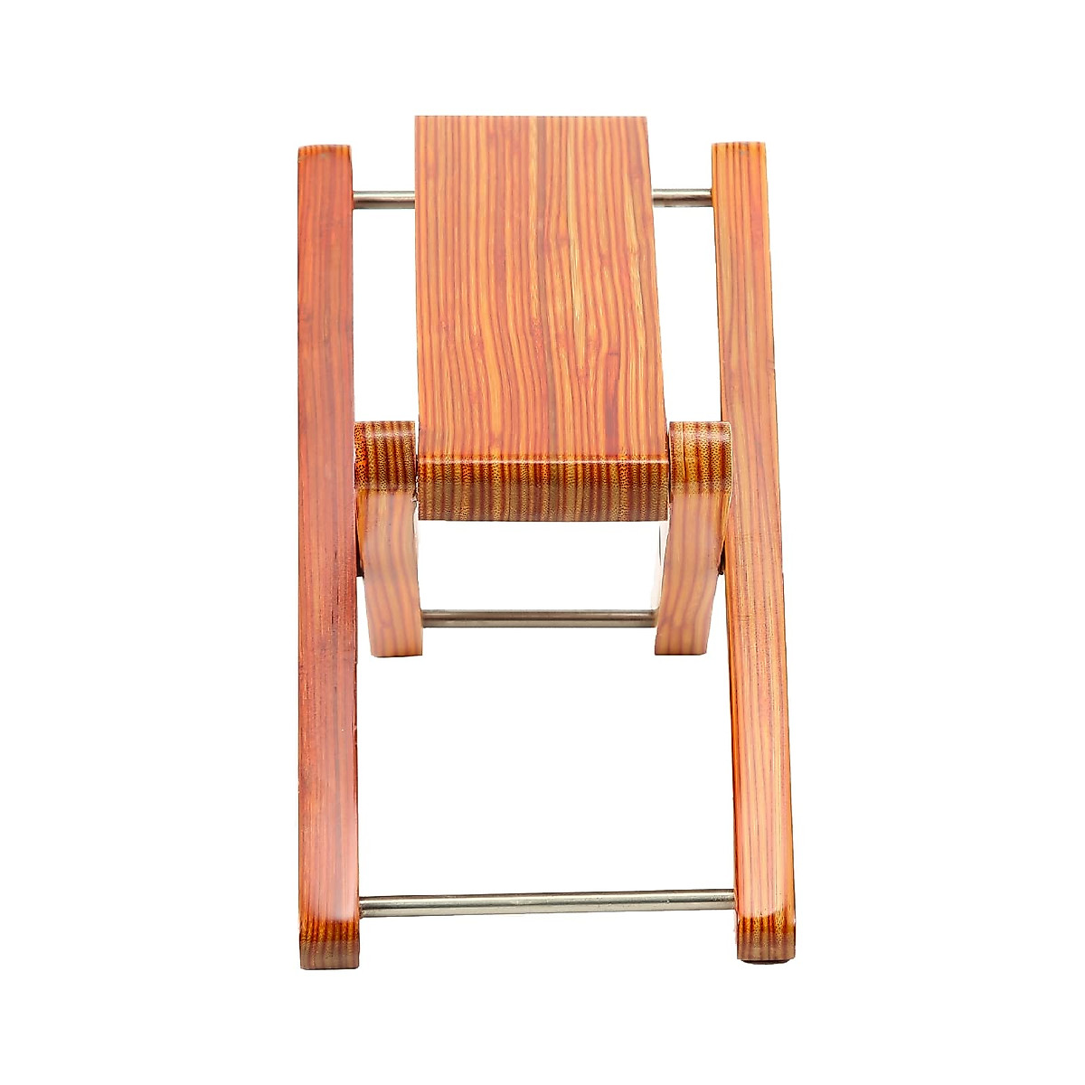 Miwayer Bamboo 4 Gears Adjustable Upscale Guitar Foot Rest Non-Slip Foot Stool Foldable Footrest from 4.5" up to 8"，Accessory for Classical Acoustic Guitar Part