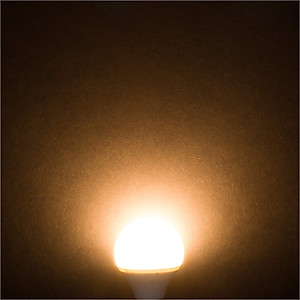 Simba Lighting LED Candelabra E12 Base G14 Small Globe 7W 60W Replacement Light Bulb (6 Pack) for Ceiling Fan, Chandelier, Vanity, Round A15 Frosted White Cover, Non-Dimmable, 2700K Warm White