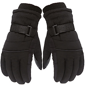 Aniywn Kid's Windproof Waterproof Snow Ski Gloves Children's Winter Warm Thermal Snowboard Gloves for Boys Girls 4-7 Years