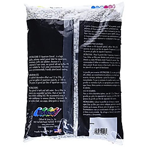 Spectrastone Special White Aquarium Gravel for Freshwater Aquariums, 5-Pound Bag