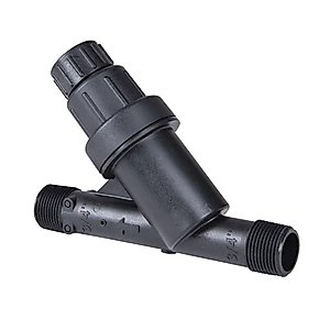 DIG D54 D 54 Drip Irrigation Pressure Regulator & Filter, Black