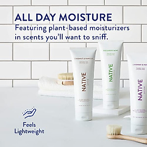 Native Coconut and Vanilla Body Lotion for Women and Men, Body Moisturizers for Dry Skin, 12 fl oz