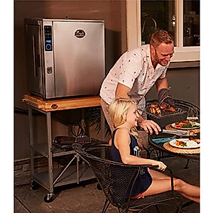 Bradley Smoker 4-Rack Outdoor Electric Smoker, Digital Vertical Smoker With Stainless Steel Grill