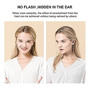 Invisible Earbuds Sleep Smallest Bluetooth Earbuds Mini Wireless Ear Buds Discreet Bluetooth Earpiece Tiny Hidden Small Ears Earbud for Work Headphones True Wireless Earpiece with Charging Case
