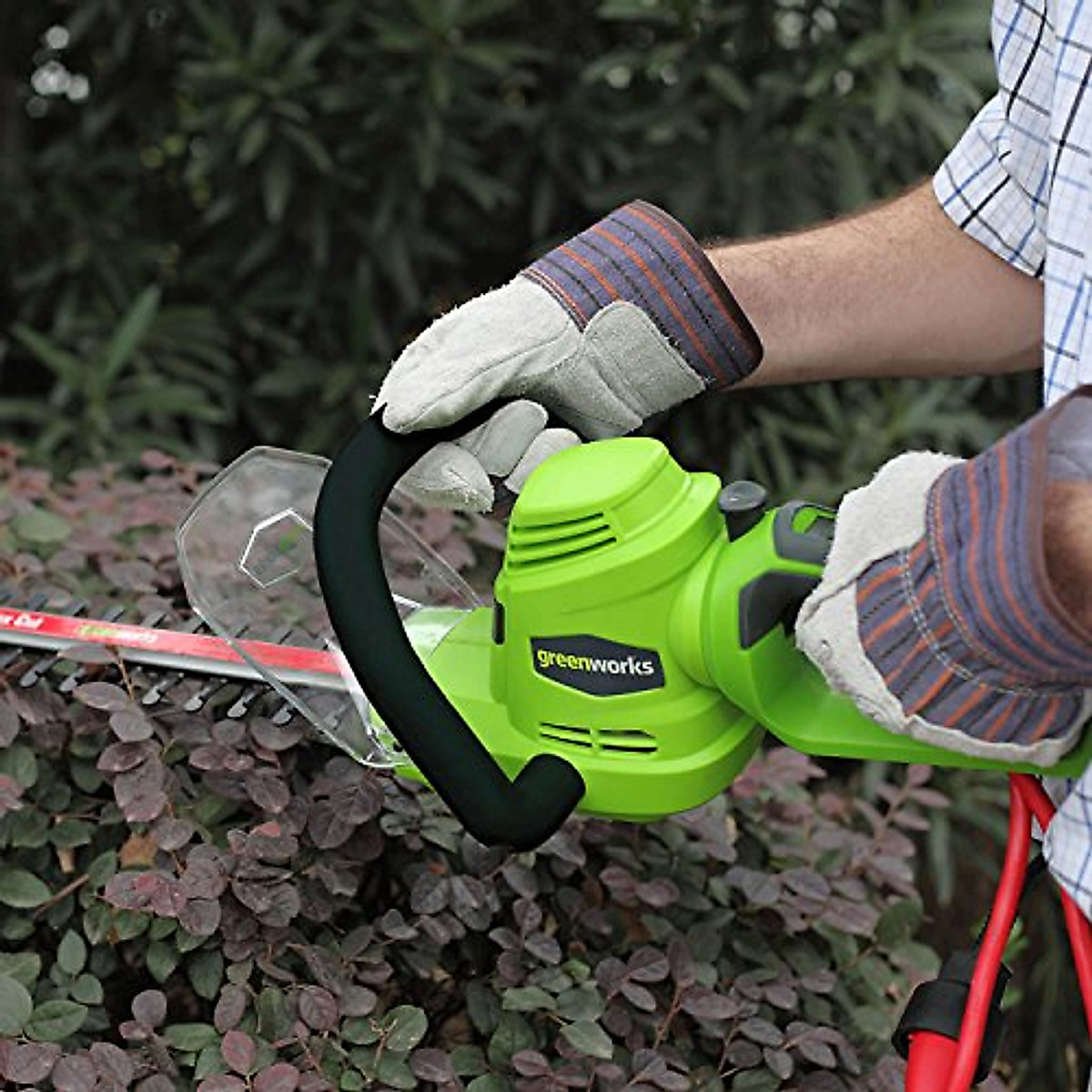 Greenworks 4 Amp 22" Corded Electric Dual-Action Hedge Trimmer