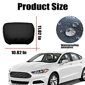 4PCS Car Headrest Covers, Soft Breathable Car Seat Head Rest Protector, Automotive Accessories for Van, SUV, Truck, All Car Models
