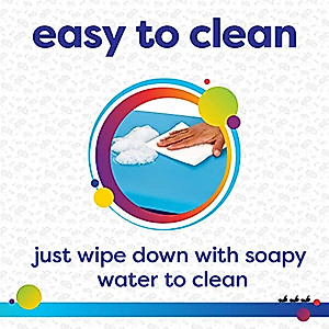 Flybar Antsy Pants Tumbling Mat – Gymnastics Mat, Easy to Clean, Sturdy, Foldable Tumbling Mat for Kids, Padded, Portable, Carrying Handle, Gymnastics Equipment for Activity Play, Vibrant Colors