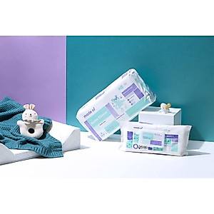 MADE OF The Better Baby Diapers - Hypoallergenic Diapers for Sensitive Skin, Unscented, 10 Hour Absorbency - Pediatrician and Dermatologist Tested - Size 6 (84 Count)