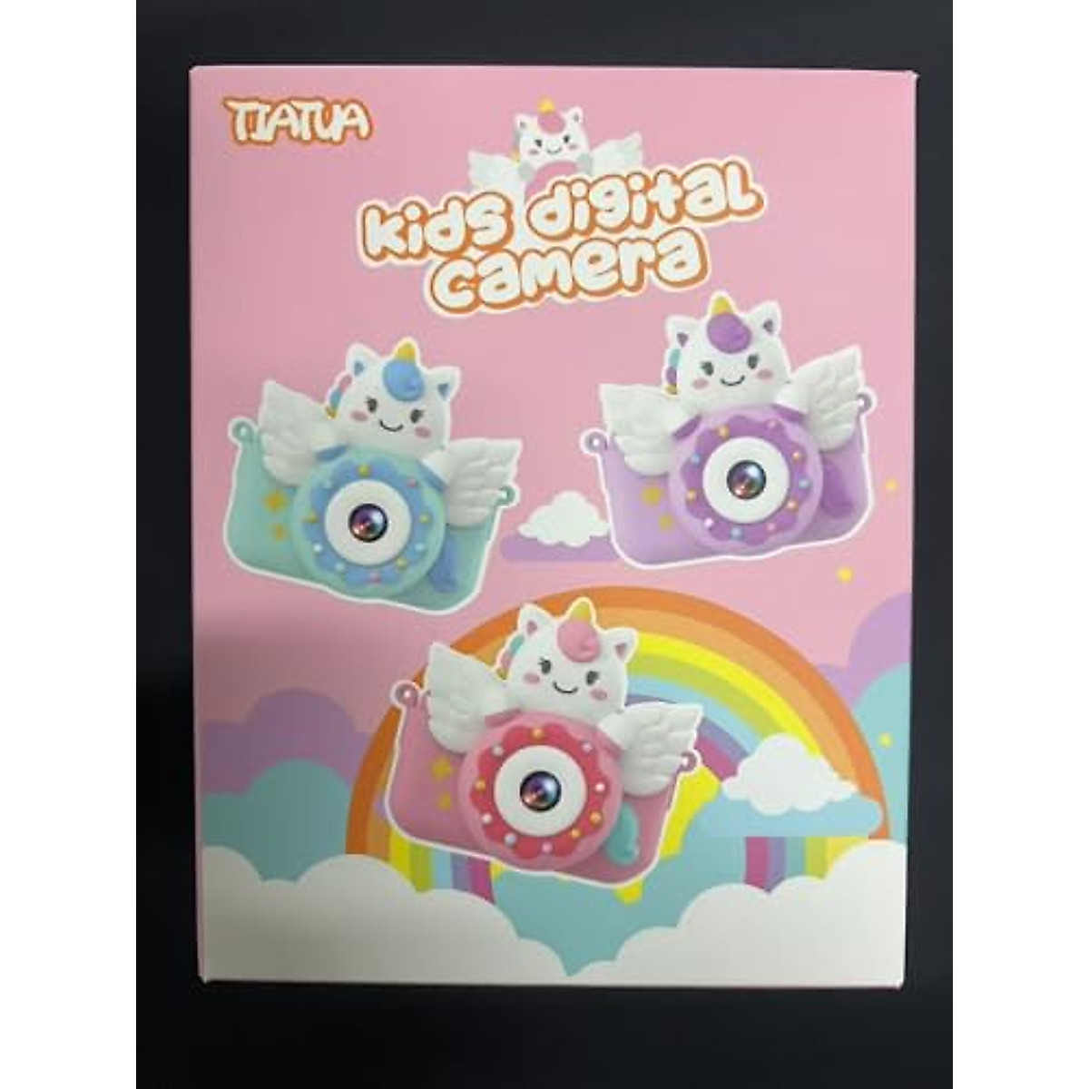 TIATUA Kids Camera for Girls & Boys, Toddler Camera Toys for Age 3-12 Kids with 32GB Card & Dual Lens, Digital Camera for 4 5 6 7 8 9 10 Year olds (Pink)