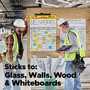 Post-it Super Sticky Easel Pad, 25 x 30 Inches, 30 Sheets/Pad, 2 Pads (560), Large White Grid Premium Self Stick Flip Chart Paper, Super Sticking Power