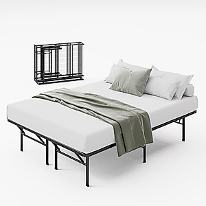 ZINUS SmartBase Heavy Duty Mattress Foundation, 14 Inch Metal Platform Bed Frame, No Box Spring Needed, Sturdy Steel Frame, Underbed Storage, Full